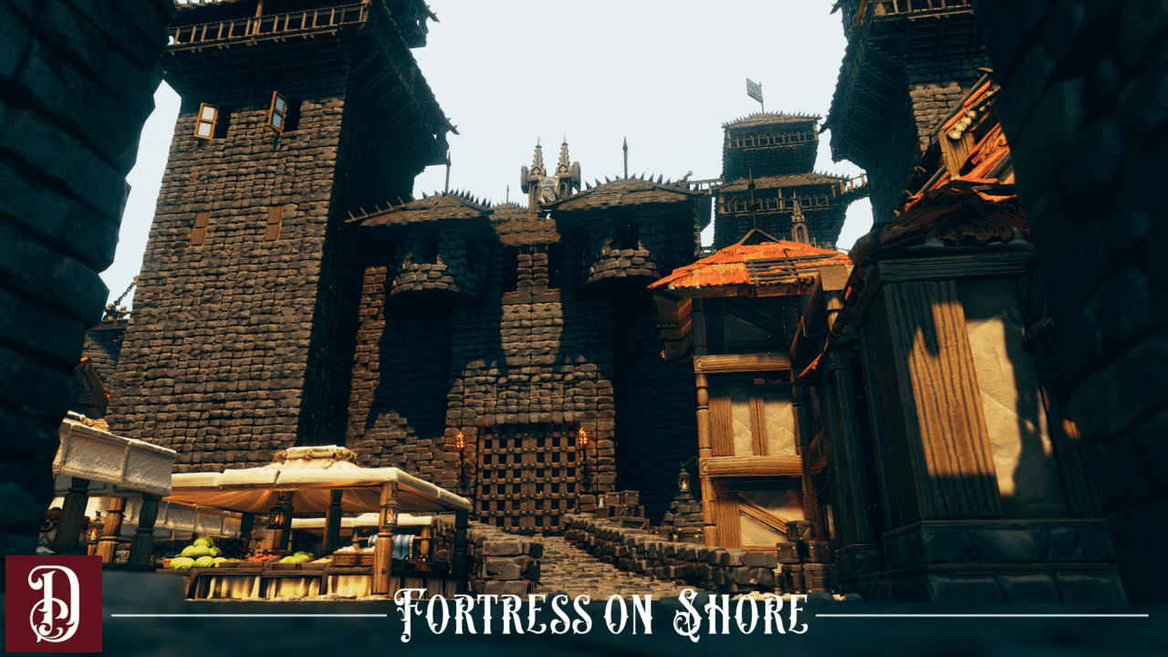 [HD] Fortress on Shore [320k+ Assets / 500+ hours / Largest custom ...