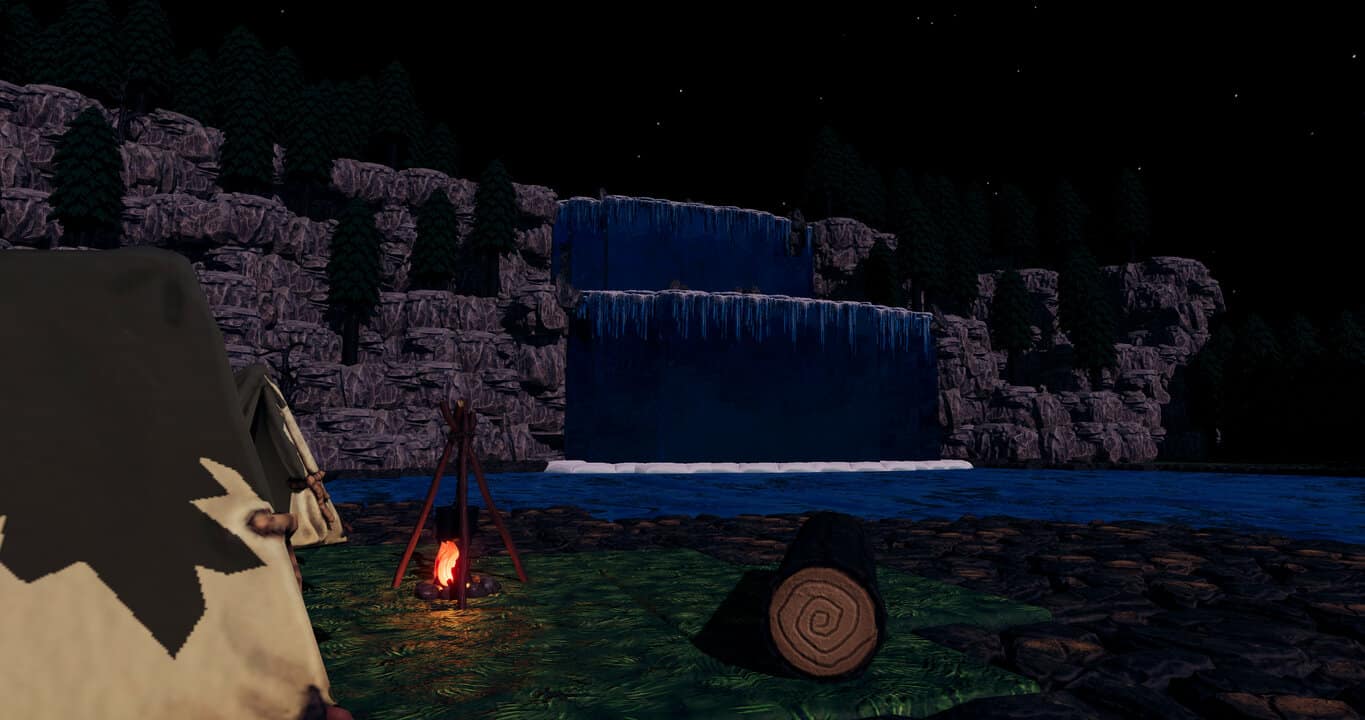 Double Stage Cliffside Waterfall - Tales Tavern