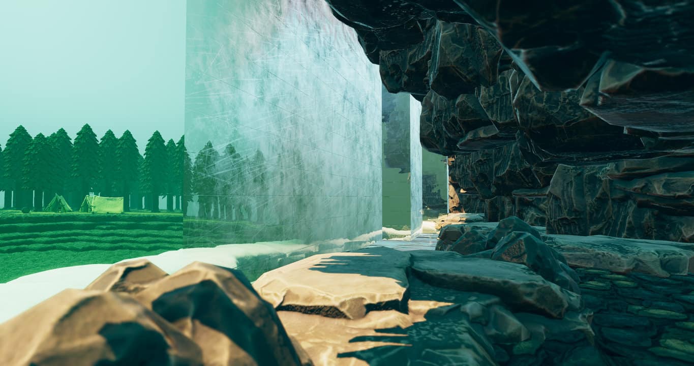 Double Stage Cliffside Waterfall - Tales Tavern