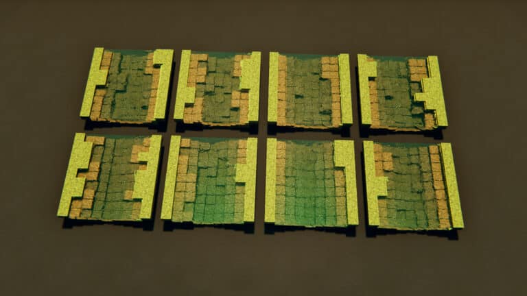 Modular River Slabs - Straight - Tales Tavern