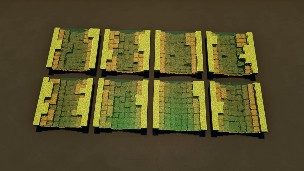Modular River Slabs - Straight - Tales Tavern