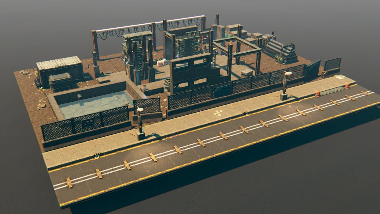 Cyberpunk - small construction site - Tales Tavern