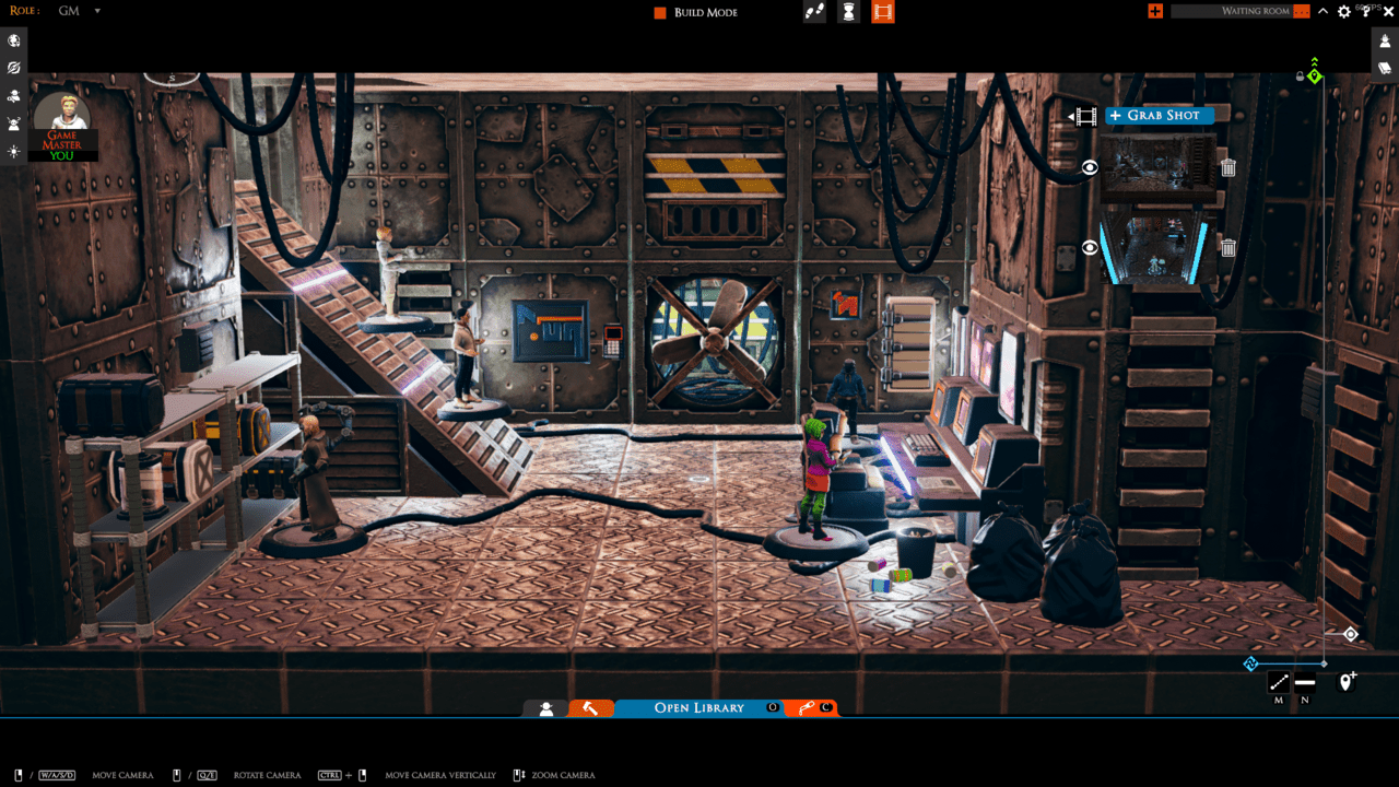 Sci-Fi Server room (Waiting room) - Tales Tavern