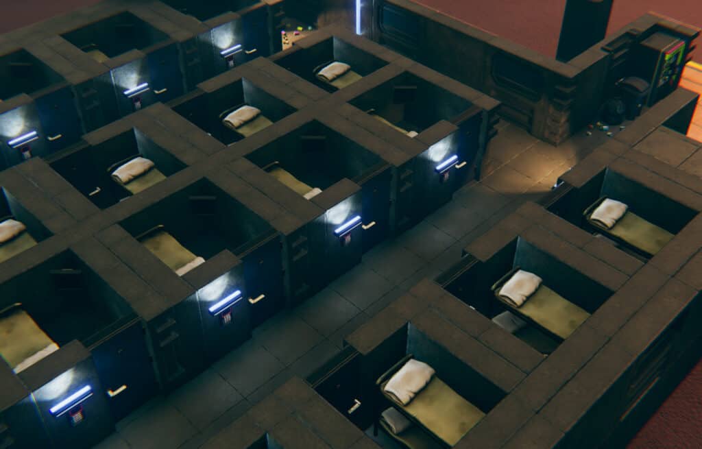 Cyberpunk Cube Hotel - Tales Tavern