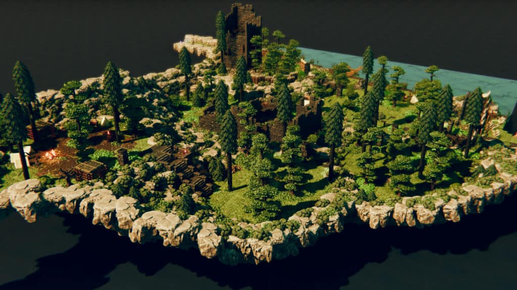 Forest Stronghold - Ruins - Bandit Encounter - Tales Tavern