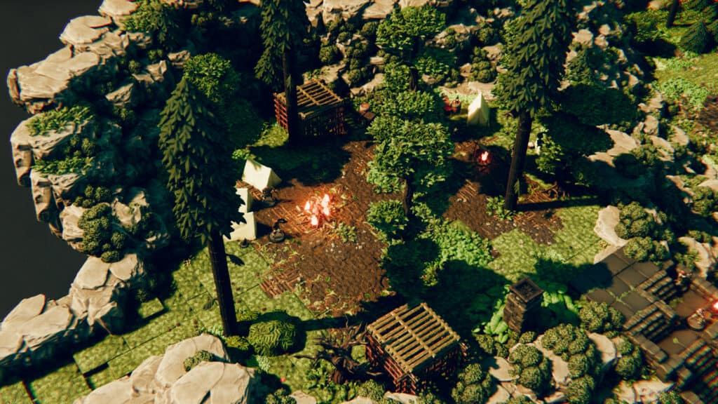 Forest Stronghold - Ruins - Bandit Encounter - Tales Tavern