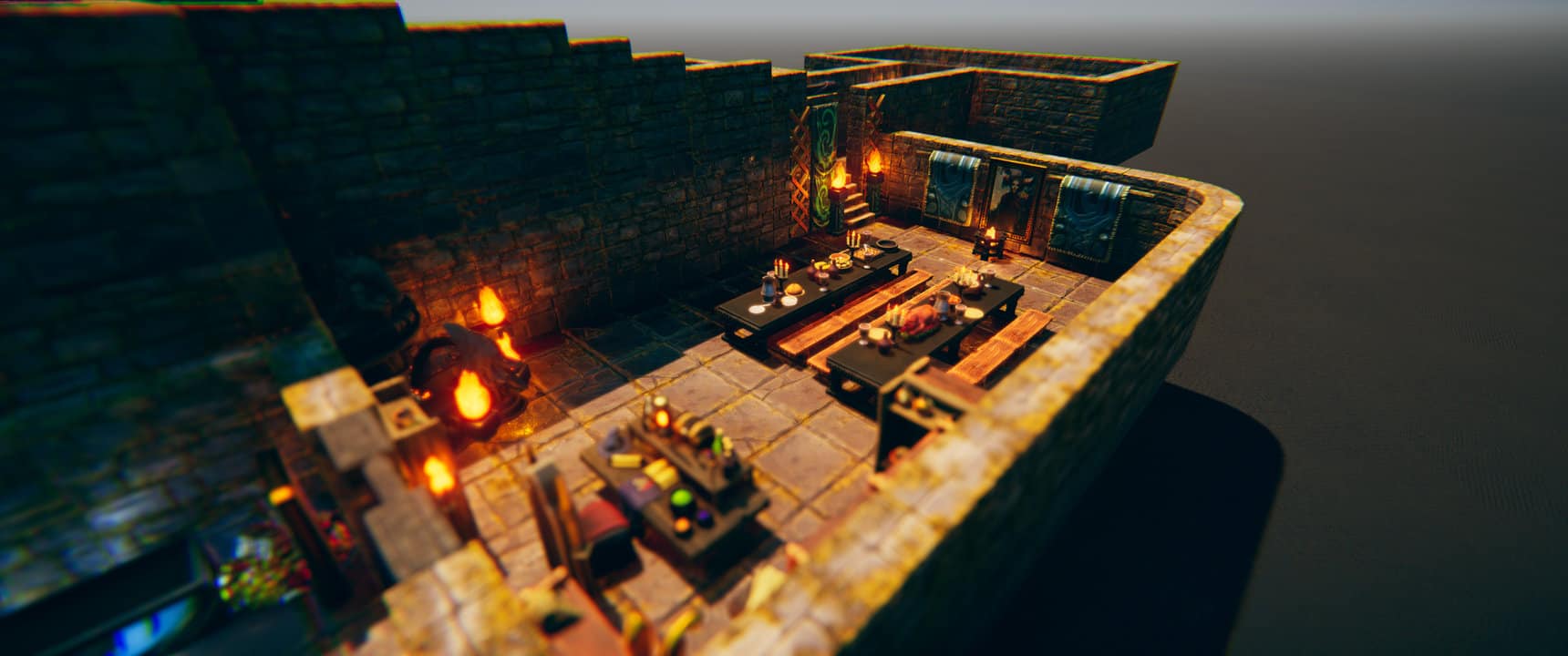 Tavern's basement with hidden hatch to sewers and hidden hideout ...