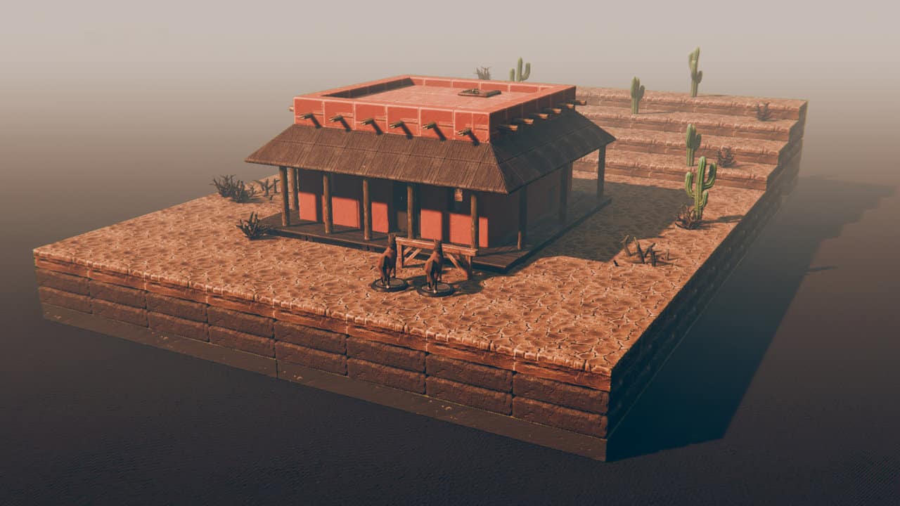 Simple Old Western Style Building - Tales Tavern