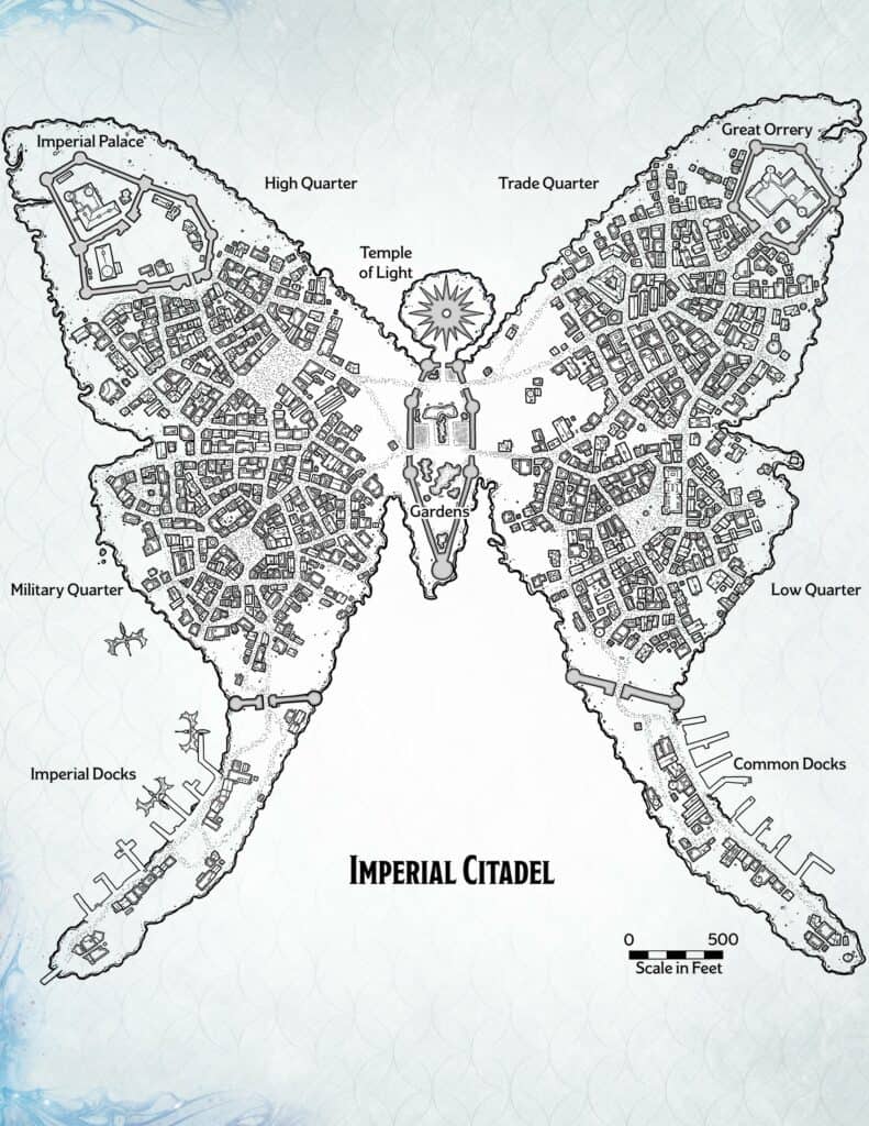 Space Battle Above Imperial Citadel - Tales Tavern