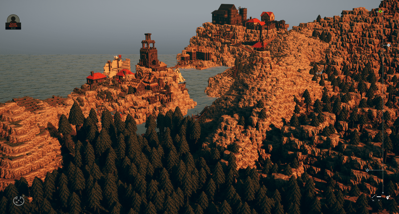 Mountain village and fortress on the Coast (updated) - Tales Tavern