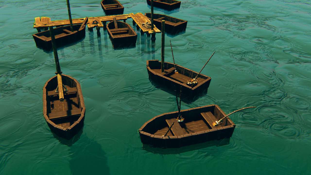 original small row boats,and new sail boats - Tales Tavern