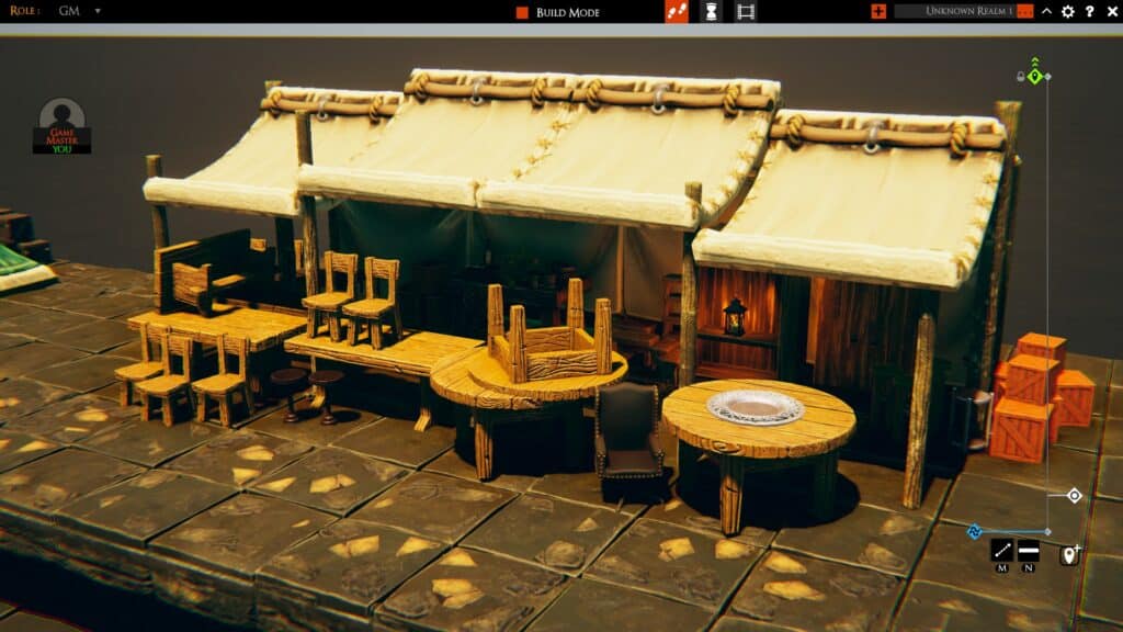 A selection of market stalls,,,18 to choose from on one slab - Tales Tavern