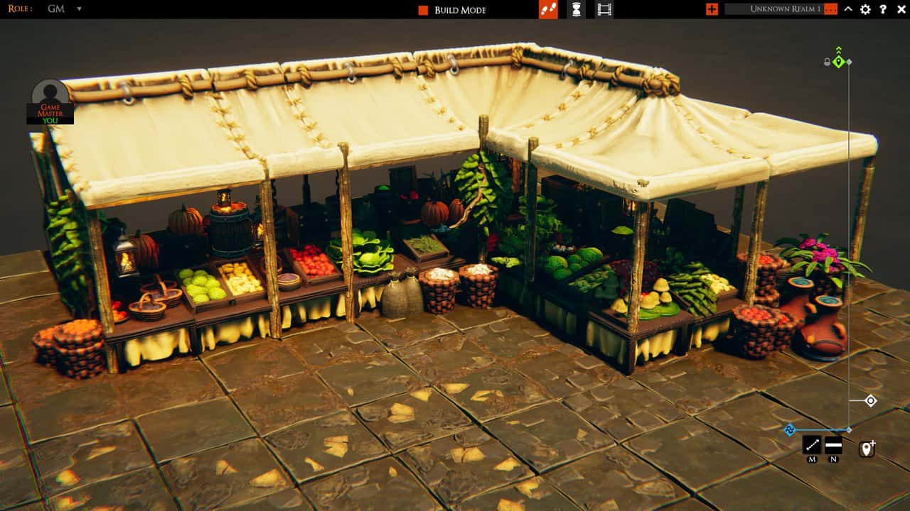 A selection of market stalls,,,18 to choose from on one slab - Tales Tavern