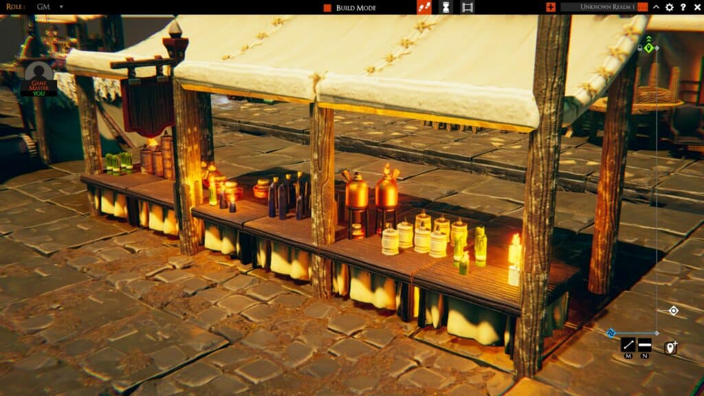 A selection of market stalls,,,18 to choose from on one slab - Tales Tavern