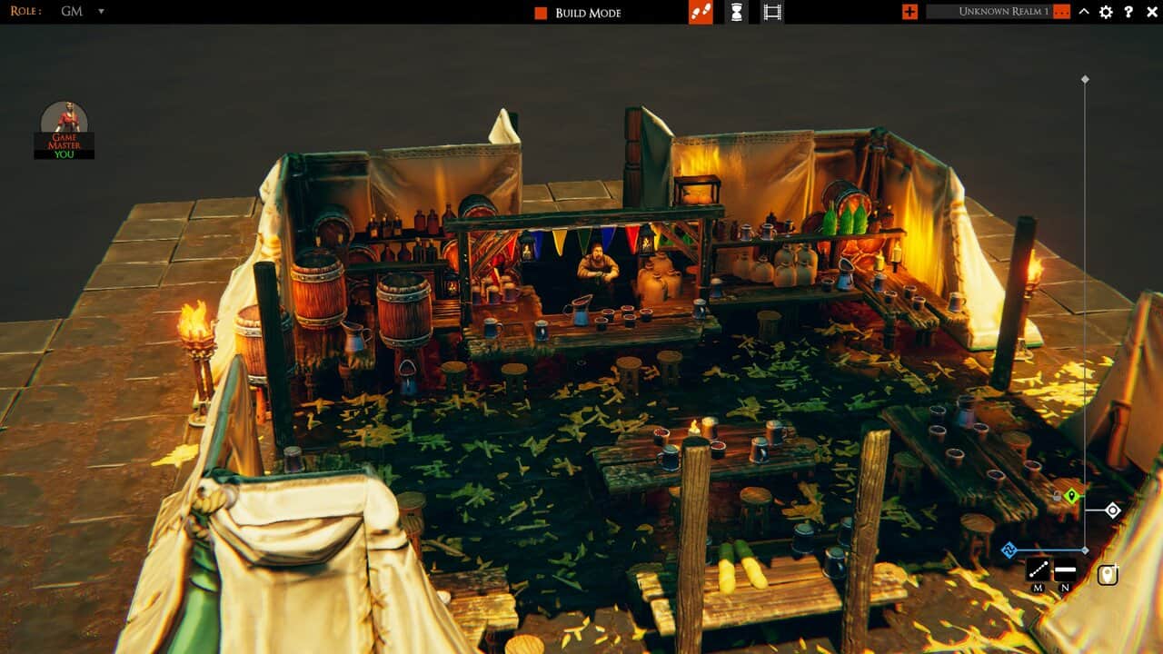 A selection of market stalls,,,18 to choose from on one slab - Tales Tavern