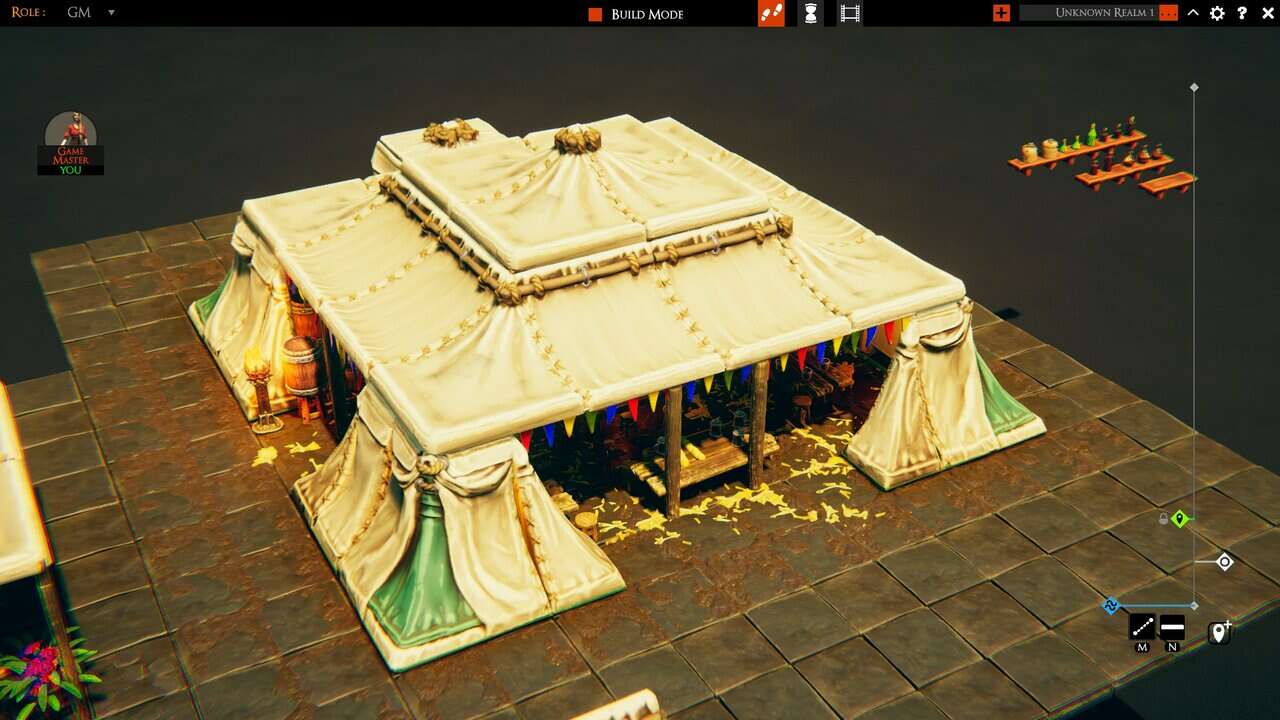 A selection of market stalls,,,18 to choose from on one slab - Tales Tavern