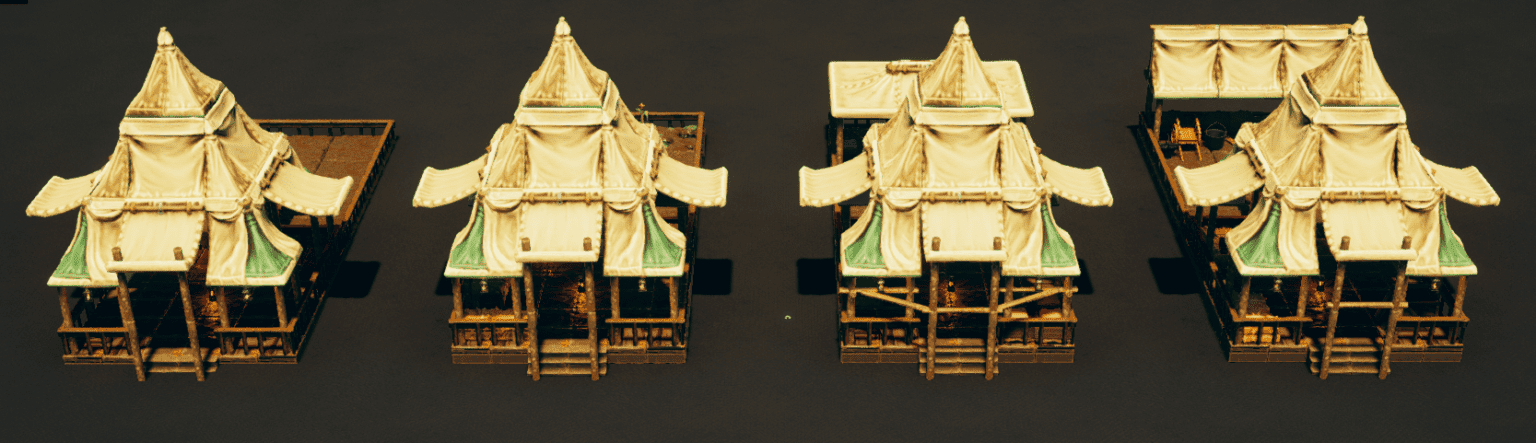 Animal Tents 4 Variants - Tales Tavern