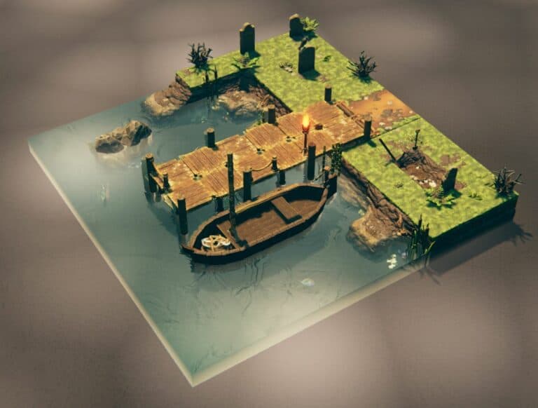 FE04B Bone Isle - Dock - Tales Tavern
