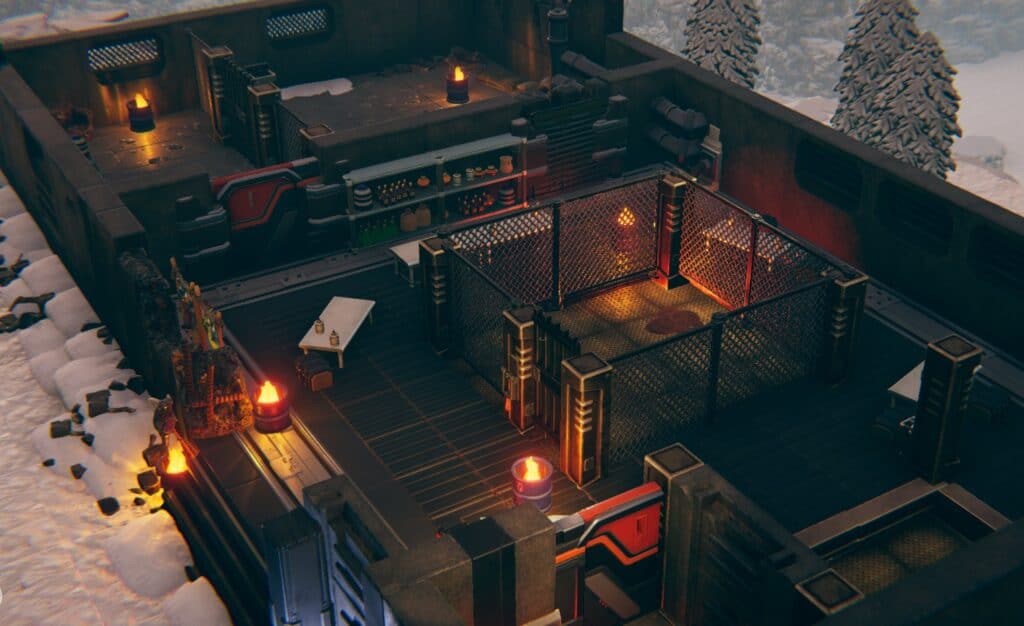Sci Fi Raider Base (Snow) - Tales Tavern
