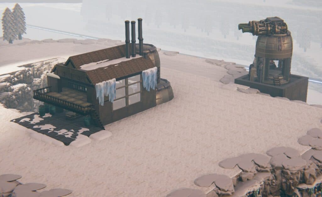 Sci Fi Raider Base (Snow) - Tales Tavern