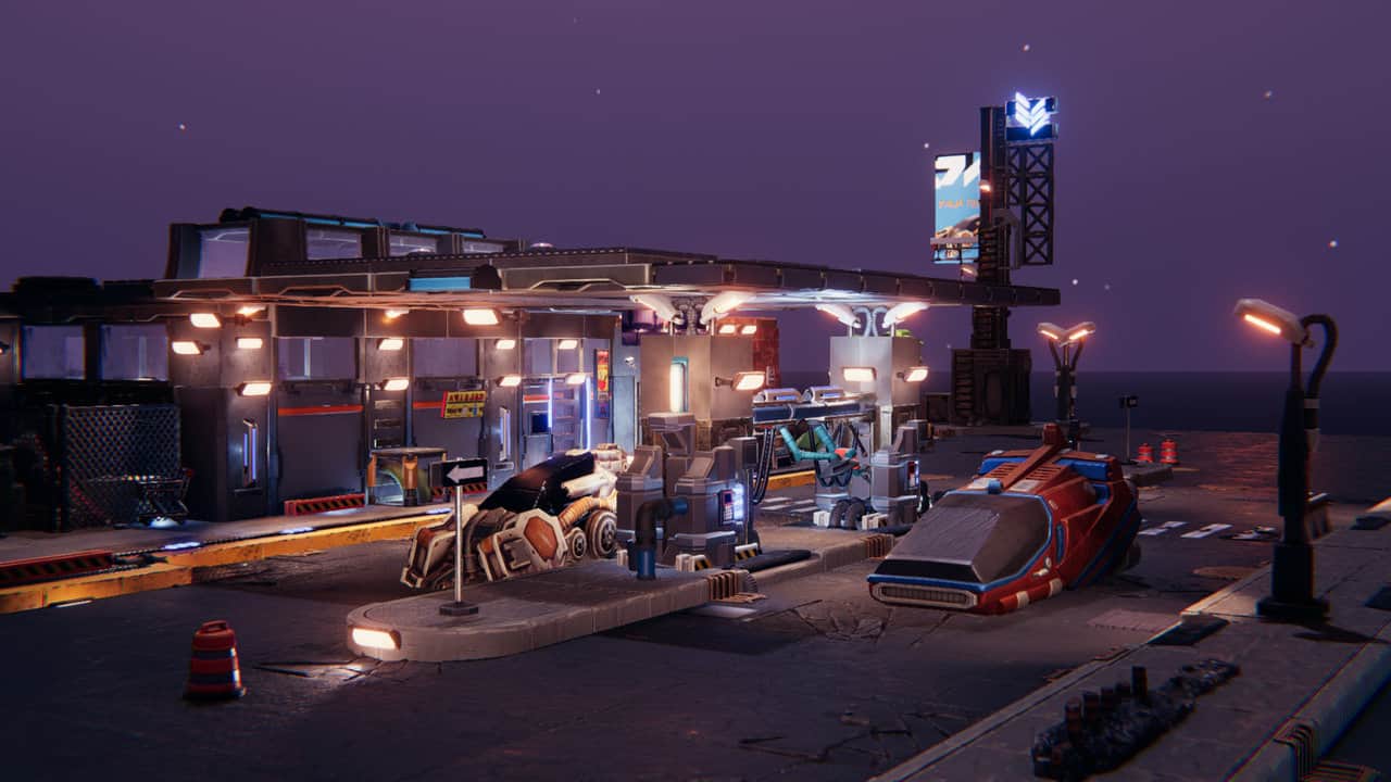 Cyberpunk - Desert Gas Station - Tales Tavern
