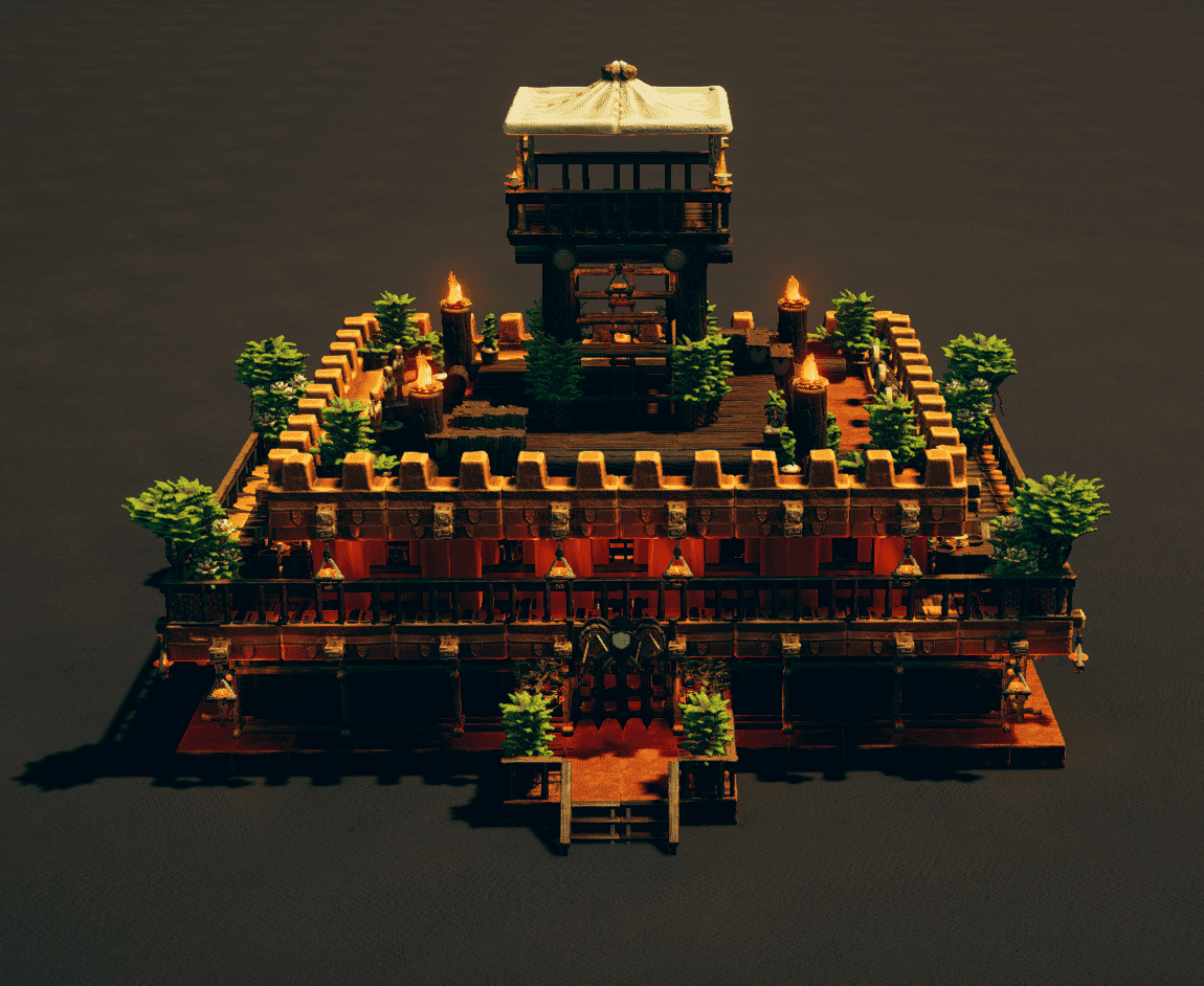 Western Desert Barracks and Watchtower (Furnished) - Tales Tavern