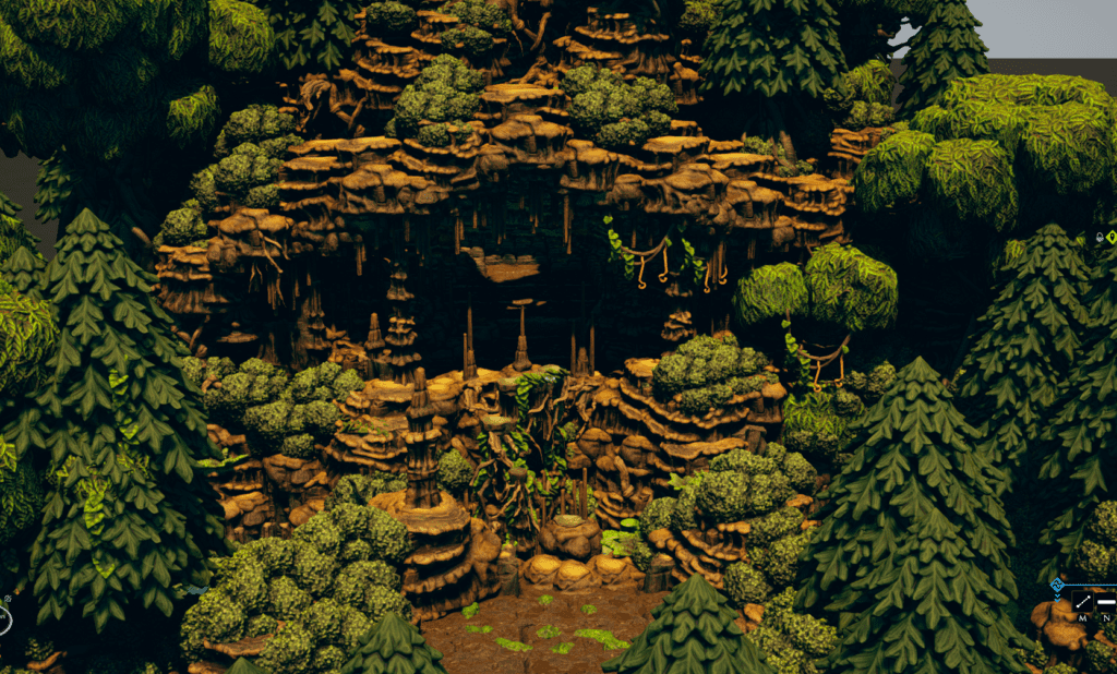 Forest Cave Entrance (With Ravine) - Tales Tavern