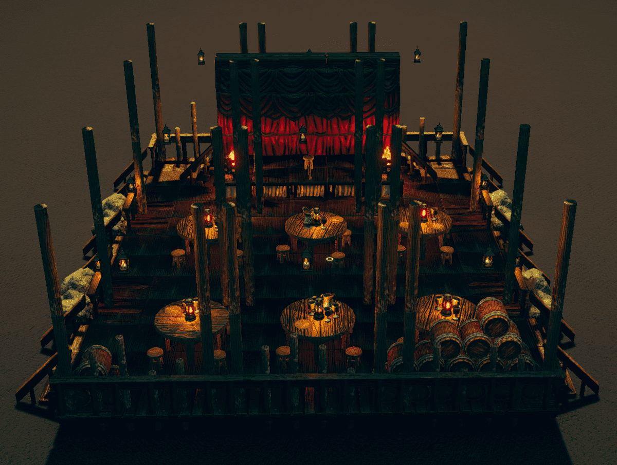 Stage Tent (Furnished) - Tales Tavern