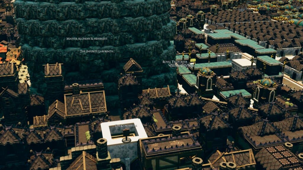 Palladium City Mini Map - Tales Tavern