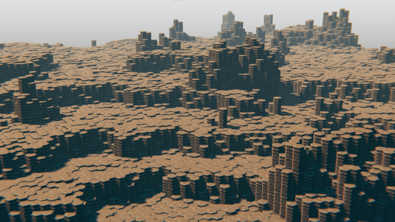 Basalt Columns - Experimental Hex Terrain - Tales Tavern