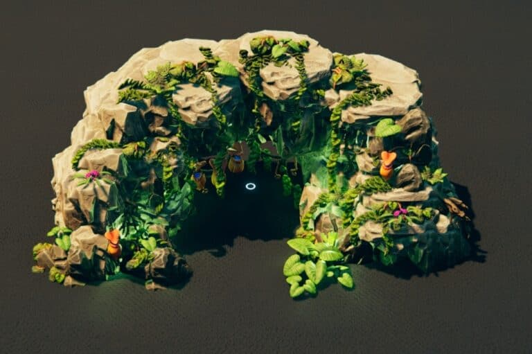 Overgrown Cave Entrance 1 - Tales Tavern