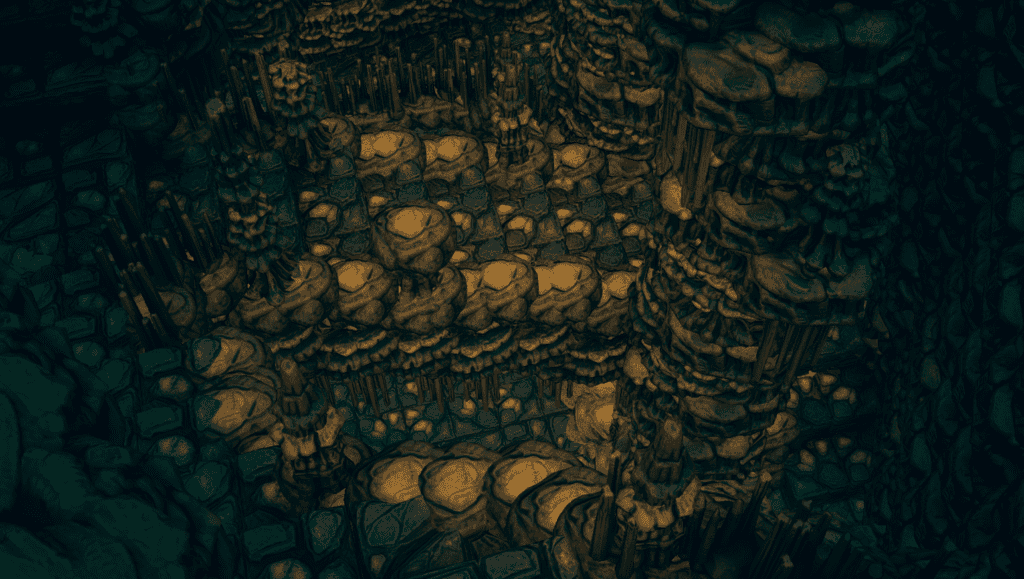 Modular Dark Caverns – 2-Tiered 4-Way Junction - Tales Tavern