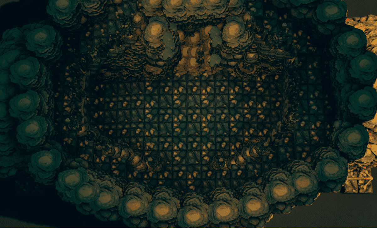 Modular Dark Caverns – 2-Tiered 4-Way Junction - Tales Tavern