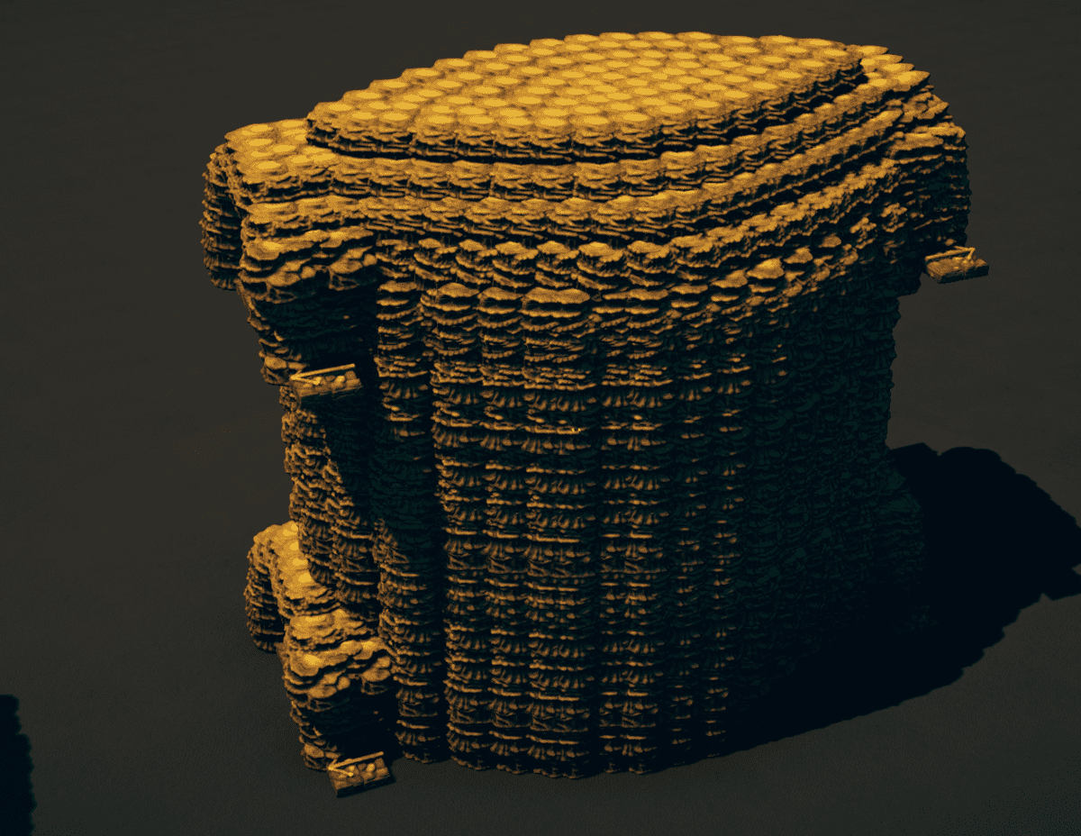 Modular Dark Caverns – 2-Tiered 4-Way Junction - Tales Tavern