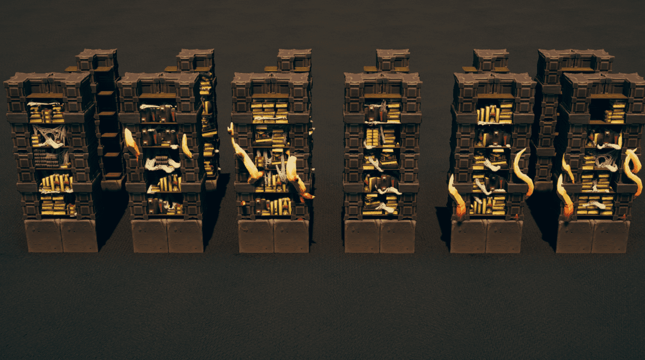 Creepy Bookcases Modular - Tales Tavern