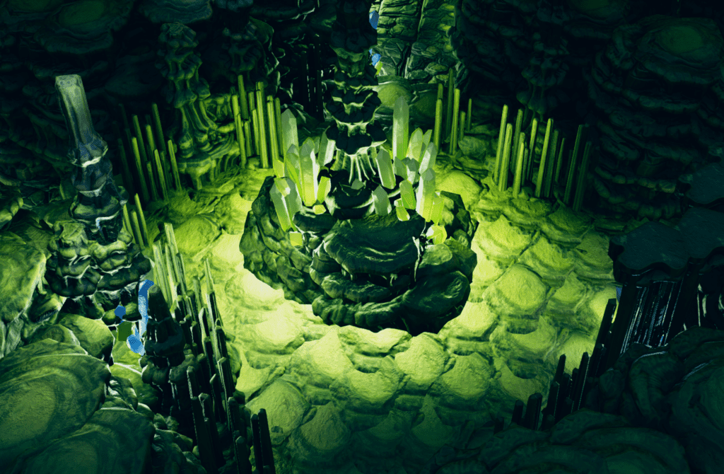 Modular Crystal Caverns – 2-Tiered 8-Way Junction - Tales Tavern
