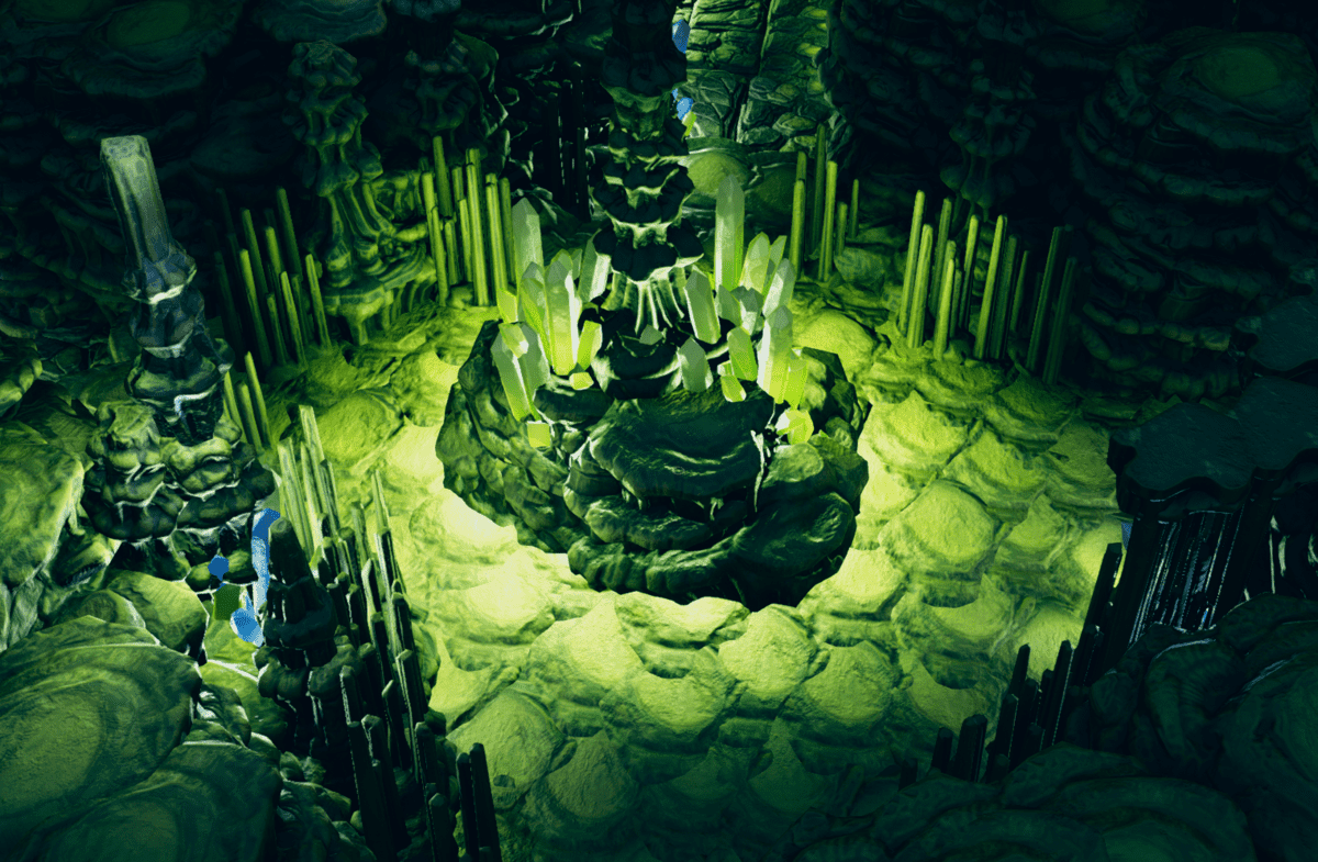 Modular Crystal Caverns – 2-Tiered 8-Way Junction - Tales Tavern