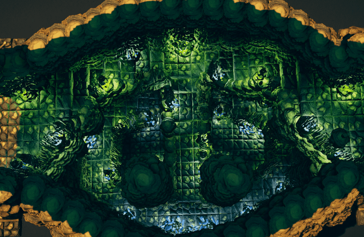 Modular Crystal Caverns – 2-Tiered 4-Way Junction - Tales Tavern