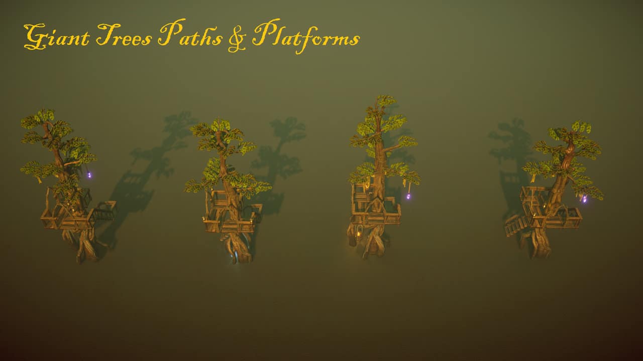 Giant Trees Paths and Platforms - Tales Tavern