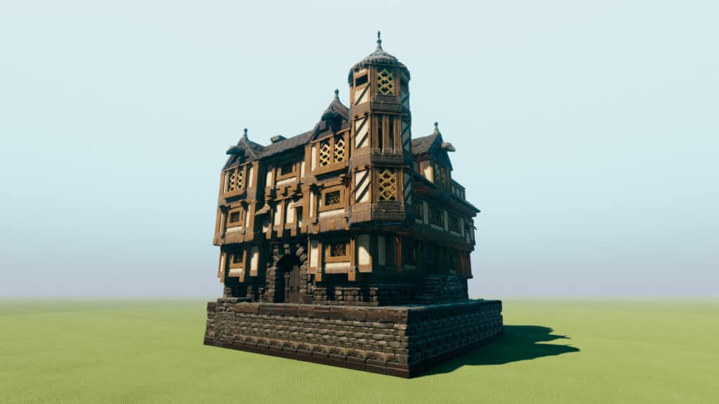 A wealthy family's corner house - Medieval Fantasy City Module - Tales ...