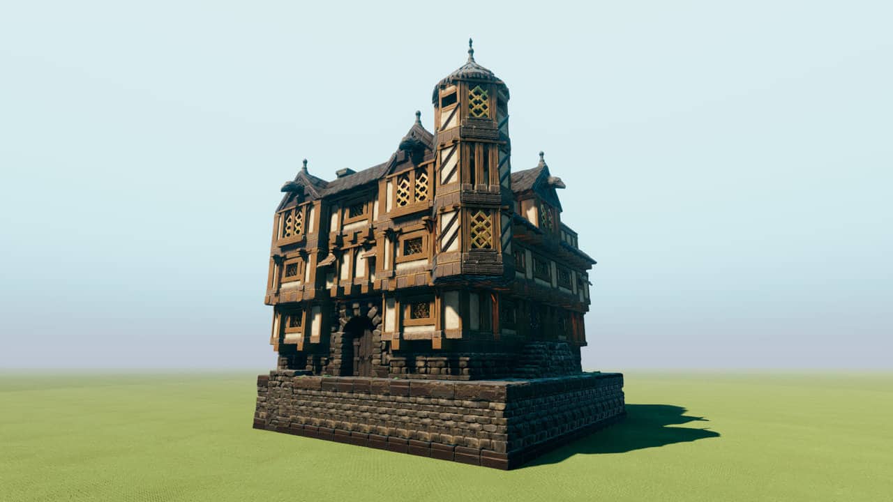 A wealthy family's corner house - Medieval Fantasy City Module - Tales ...