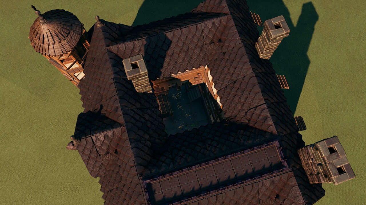 A wealthy family's corner house - Medieval Fantasy City Module - Tales ...