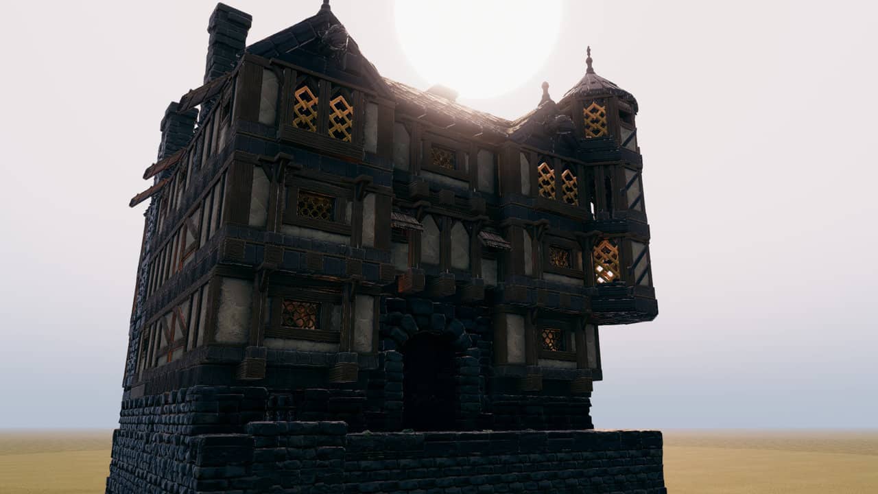A wealthy family's corner house - Medieval Fantasy City Module - Tales ...