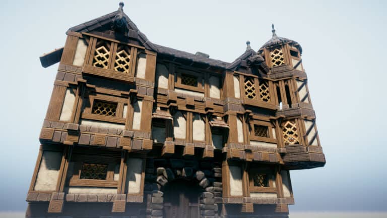 A wealthy family's corner house - Medieval Fantasy City Module - Tales ...
