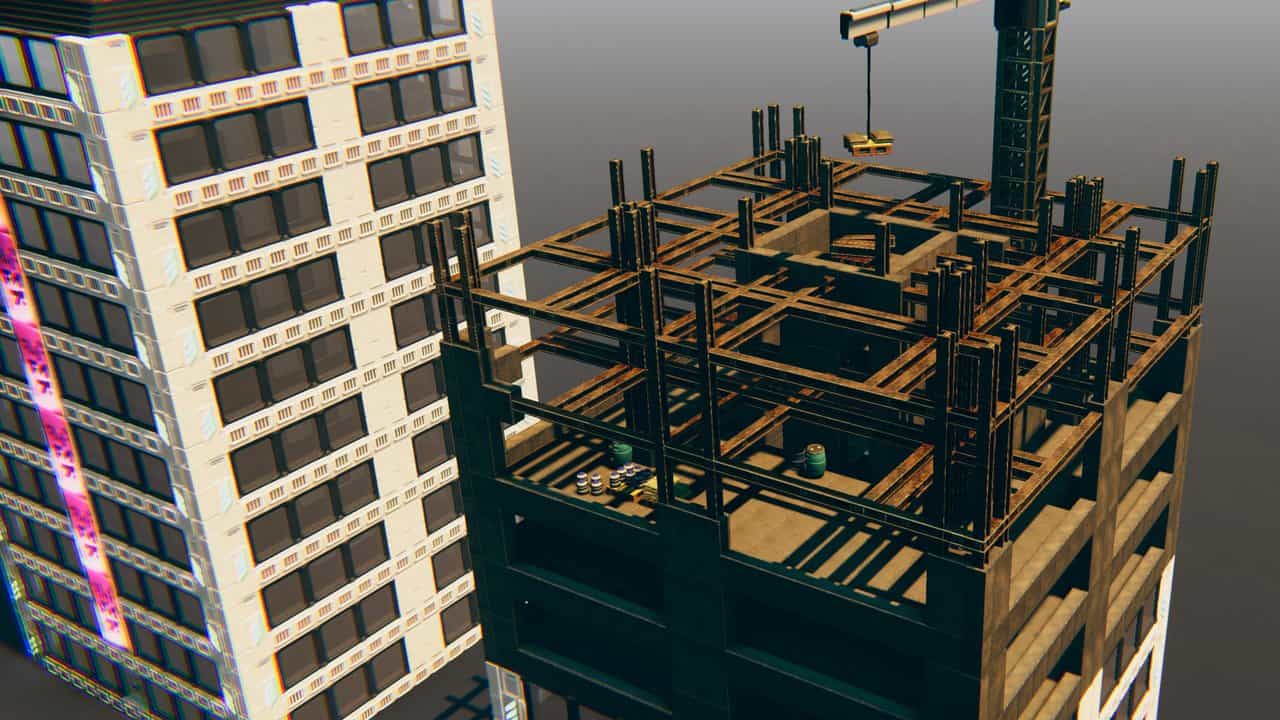 Under construction Office Tower - Tales Tavern