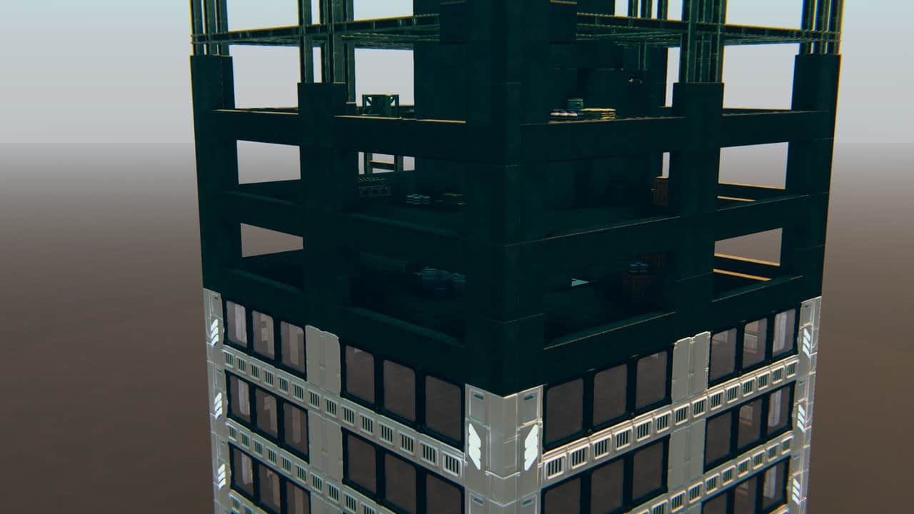 Under construction Office Tower - Tales Tavern