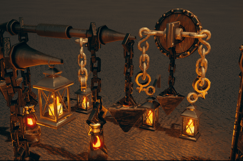 18 Custom Metal Lights - Tales Tavern