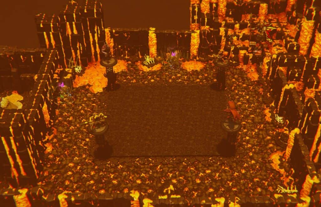 Lava Dungeon 1 - Tales Tavern