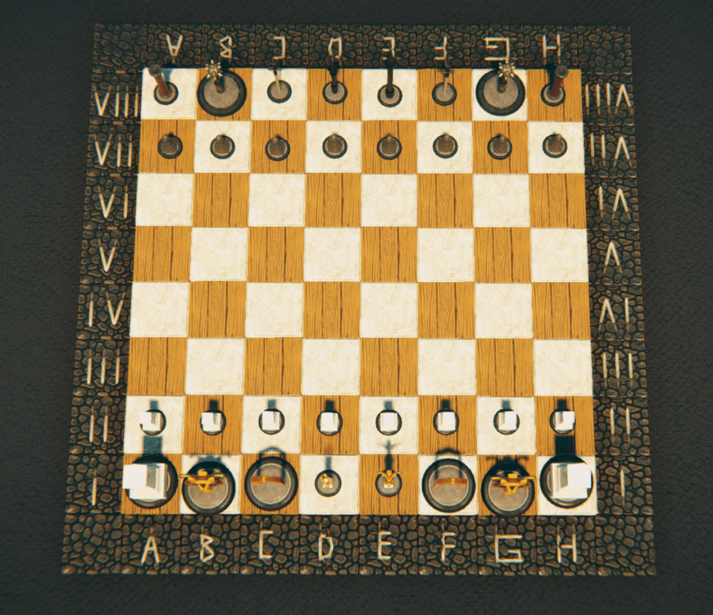 Chess Board with Numbering and Lettering - Tales Tavern