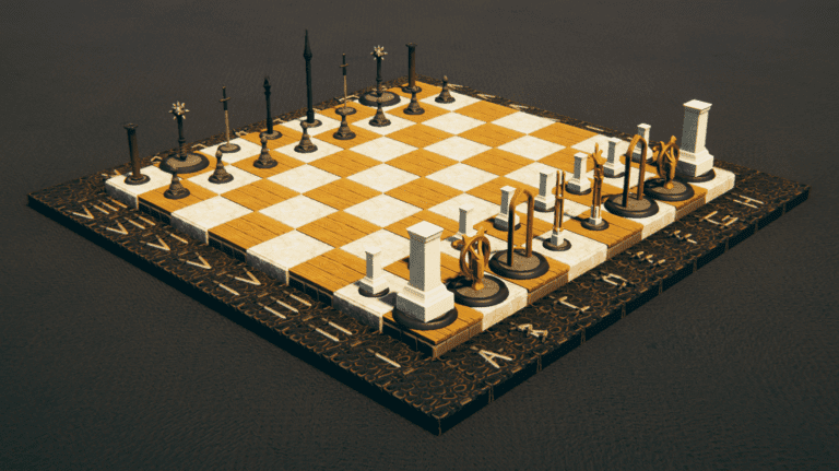 Chess Board with Numbering and Lettering - Tales Tavern